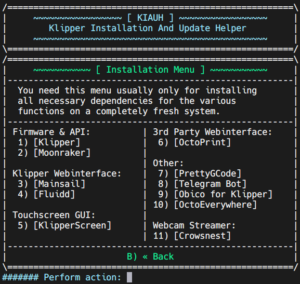 手把手教你安装 Klipper – 鸽子的小窝